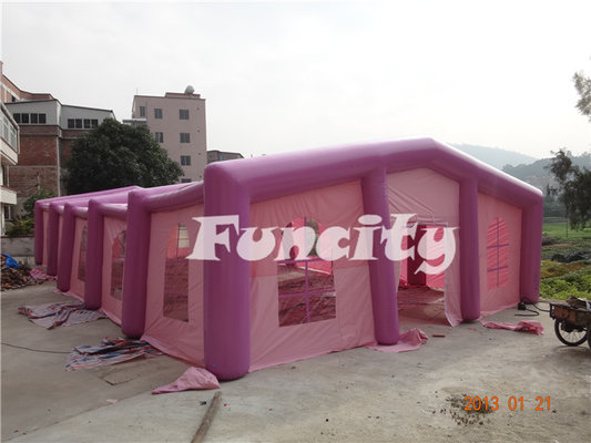 Airtight Inflatable Air Tent Pink Color for Wedding