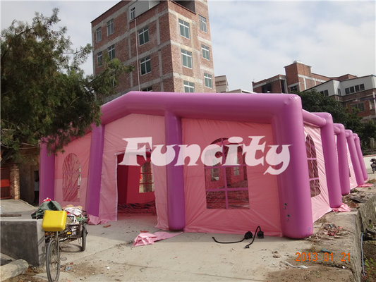 Airtight Inflatable Air Tent Pink Color for Wedding