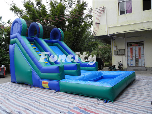 Large Car 0.55mm PVC Tarpaulin Inflatable Toys Dry Slide for Fun Games