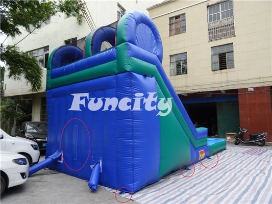Large Car 0.55mm PVC Tarpaulin Inflatable Toys Dry Slide for Fun Games