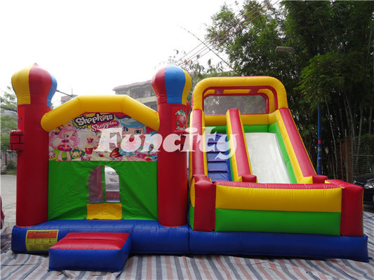 0.55mm PVC Tarpaulin ( Plato) Inflatable Combo Bouncer