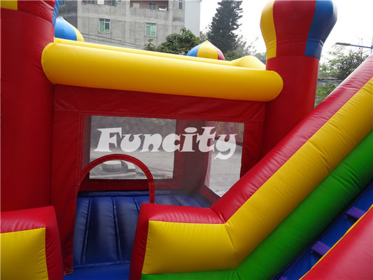 0.55mm PVC Tarpaulin ( Plato) Inflatable Combo Bouncer