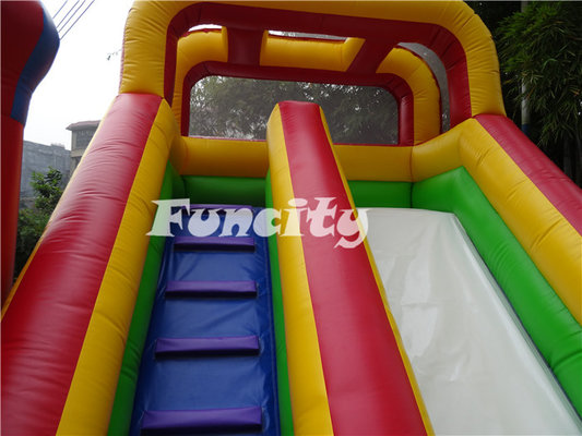 0.55mm PVC Tarpaulin ( Plato) Inflatable Combo Bouncer