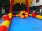 0.9mm PVC Inflatable swimming pool / Inflatable Water Pools with pillar and net
