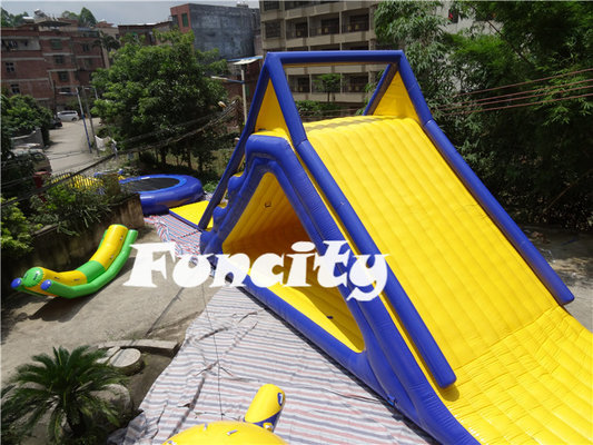 Floating Inflatable Water Park with Water Slide Water Trampoline and Water Bungee