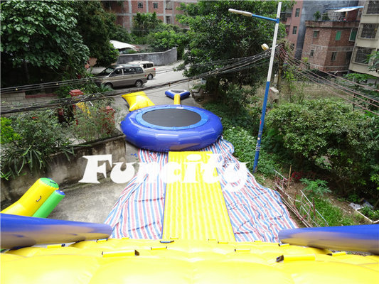 Floating Inflatable Water Park with Water Slide Water Trampoline and Water Bungee