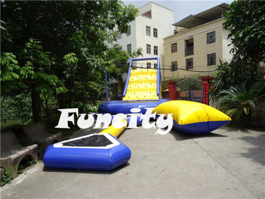 Floating Inflatable Water Park with Water Slide Water Trampoline and Water Bungee