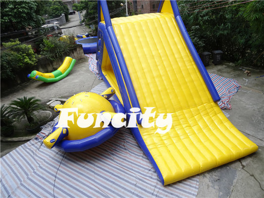 Floating Inflatable Water Park with Water Slide Water Trampoline and Water Bungee
