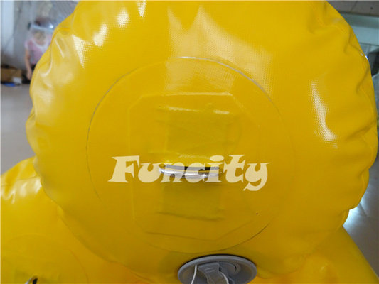 Yellow Inflatable Water Toys Inflatable Water Tube / Water Buoys / Water Enclosure