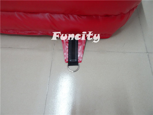 Red Inflatable Soccer Field Snooker Football Game Fire - Retardant