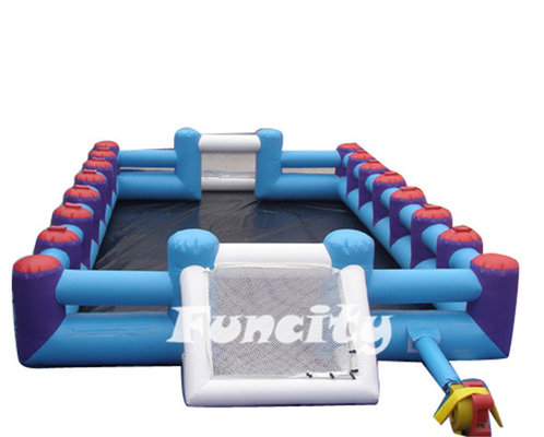 20mLX10mWX3mH Inflatable Human Soccer Field/Human Table Soccer Field