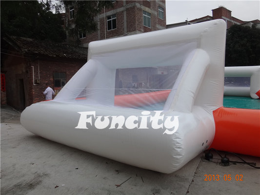 0.6mm Plato Pvc Tarpaulin Inflatable Football Field Commercial Soccer Inflatable Games