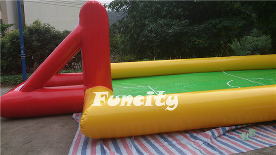 Sealed Inflatable Football Games , Inflatable football Pitch for Sport Games