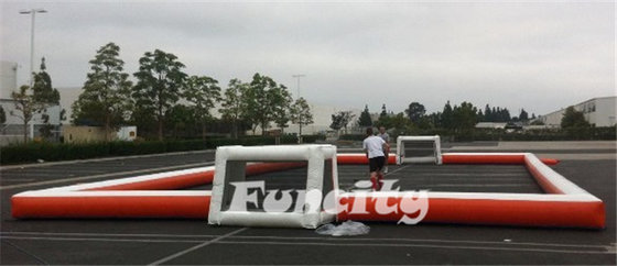 Durable Air Sealed Inflatable Football Pitch 0.6mm Pvc Tarpaulin