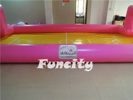 16ml X 8mw X 2.5mh Inflatable Water Soccer Field , Inflatable Soccer Game