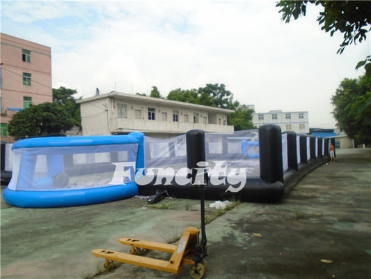20mLX10mWX3mH Inflatable Human Soccer Field / Human Table Soccer Field