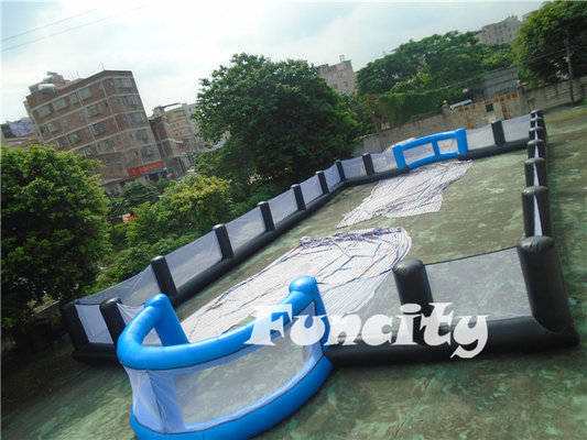 20mLX10mWX3mH Inflatable Human Soccer Field / Human Table Soccer Field
