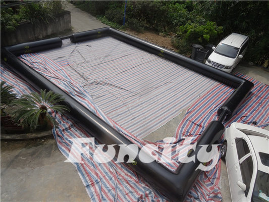 Inflatable Football Game Inflatable Soccer Field Giant Football Playground for School Use