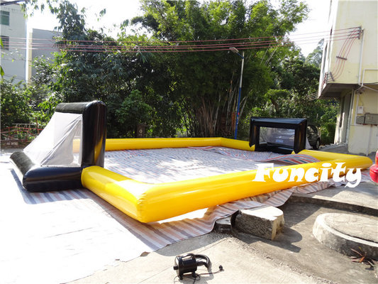 Airtight Human Table Soccer Inflatable Games Inflatable Football Pitches Pop
