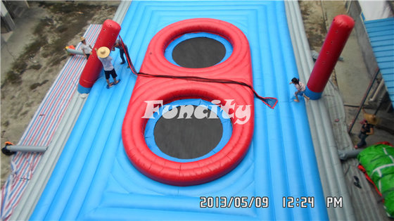 Good Quality 0.55mm PVC Tarpaulin Beach Volleyball Game Colorful Inflatable Sports Games