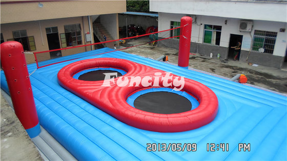 Good Quality 0.55mm PVC Tarpaulin Beach Volleyball Game Colorful Inflatable Sports Games