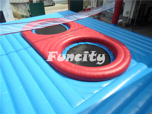 Portable PVC Tarpaulin Colorful Inflatable Sports Games For Volleyball Game