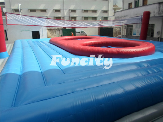 Portable PVC Tarpaulin Colorful Inflatable Sports Games For Volleyball Game