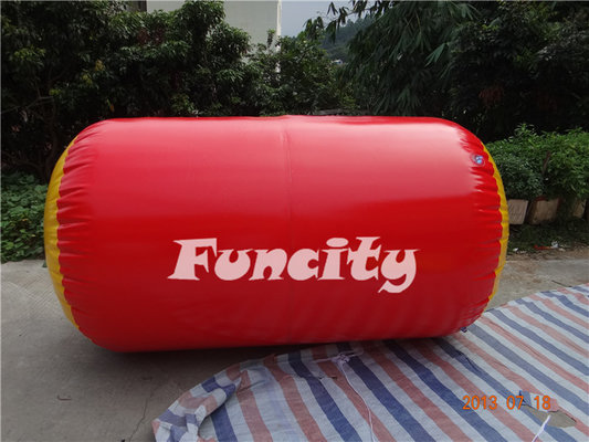 Colorful Inflatable Sport Games Inflatable Cylinder for Paintball Field