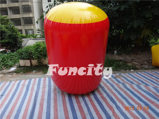 Colorful Inflatable Sport Games Inflatable Cylinder for Paintball Field