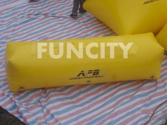26PC Paintball Bunker Inflatable Sport Games Yellow and Black