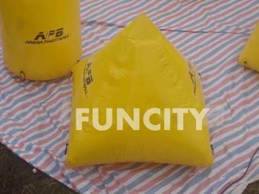 26PC Paintball Bunker Inflatable Sport Games Yellow and Black