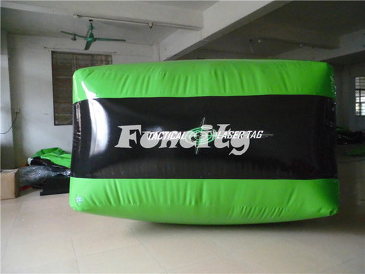 Durable 0.6mm PVC Tarpaulin Inflatable Paintball Bunker with Bow Arrow Shooting Games