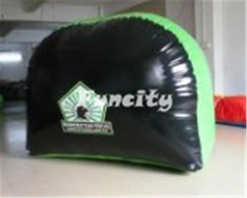 Durable 0.6mm PVC Tarpaulin Inflatable Paintball Bunker with Bow Arrow Shooting Games
