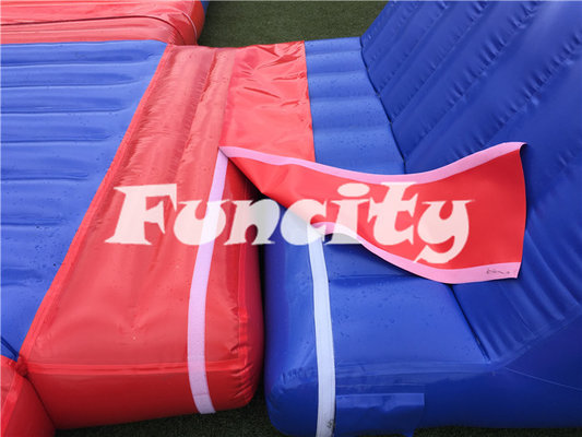 40mx34mx4m , 0.9mm PVC Tarpaulin Inflatable Water Park / Inflatable Water Floating Obstacle for Seashore Game