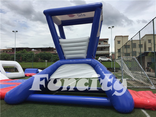 40mx34mx4m , 0.9mm PVC Tarpaulin Inflatable Water Park / Inflatable Water Floating Obstacle for Seashore Game