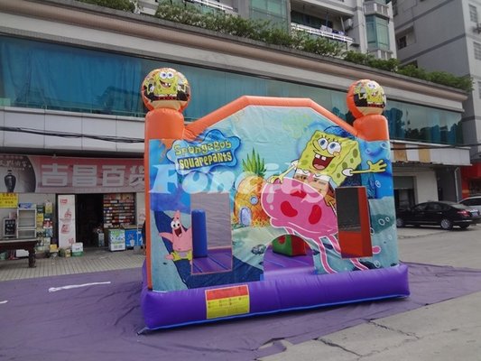 0.55mm PVC Tarpaulin Inflatable Jumping Castle , Kids / Adult Inflatable Bounce House