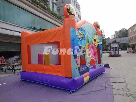 0.55mm PVC Tarpaulin Inflatable Jumping Castle , Kids / Adult Inflatable Bounce House