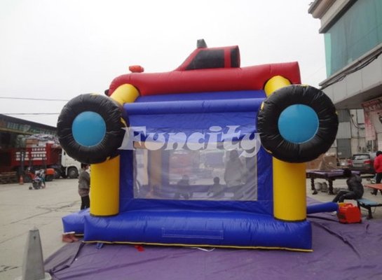 Customized Car Theme Blow Up Jumping Castle Inflatable Bounce House 4 * 4 * 2.5 m