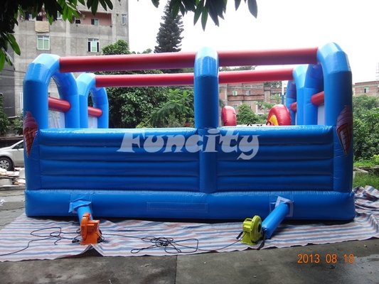 Funny Giant Inflatable Jumping Castle Slide Combo For School / Shopping Mall