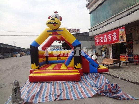 Safe Big Monkey Themed Inflatable Jumping Castle For Children Amusement Park