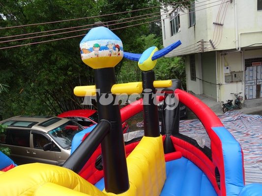 Pirate Ship Inflatable Jumping Castle Commercial Bouncy Castle For Amusement Park