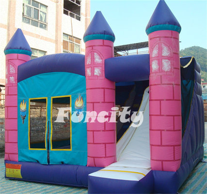 Princess Castle Inflatable Bouncing Castle With Inflatable House And Slide