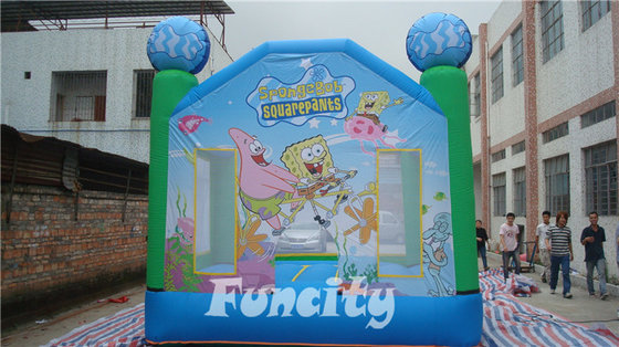 SpongeBob / Patrick Outing Strong Inflatable Bouncy Castle 1 Years Warranty
