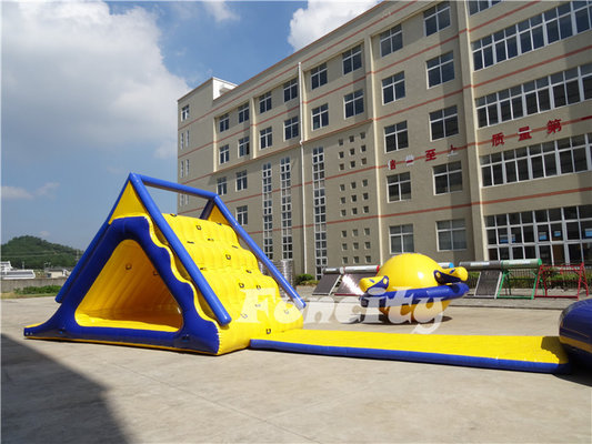 Seashore Funny Inflatable Water Park Games For Aquatic Parks Custom Design