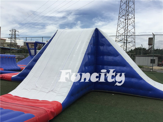 Funny Water Parks Inflatable Water Slides With Anti - UV 0.9MM PVC Tarpaulin