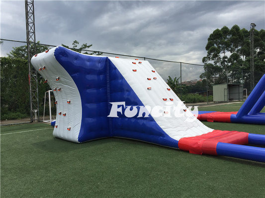 Inflatable Action Tower Aqua Water Park Equipment Anti - Ruptured PVC Tarpaulin