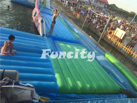Colorful Resort / Seashore Inflatable Aqua Park Water Park Equipment For Beach