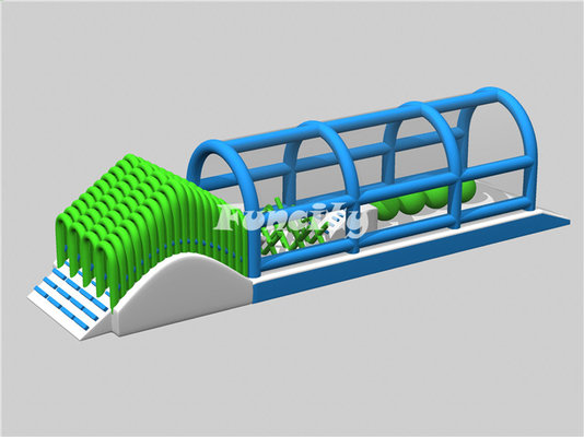 Challenging Outdoor Playing Inflatable Sport Games Anti - UV Madhouse For Adults