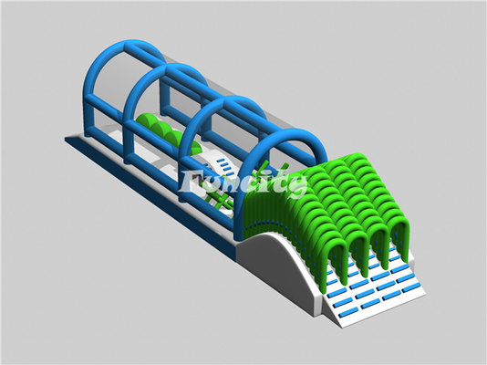 Challenging Outdoor Playing Inflatable Sport Games Anti - UV Madhouse For Adults