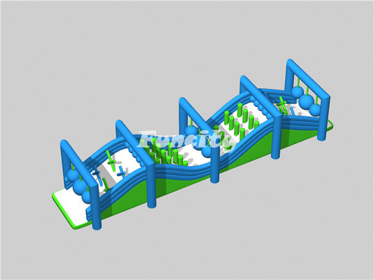 Adult Inflatable Sport Games Wrecking Balls Running Race Inflatable Obstacle Course